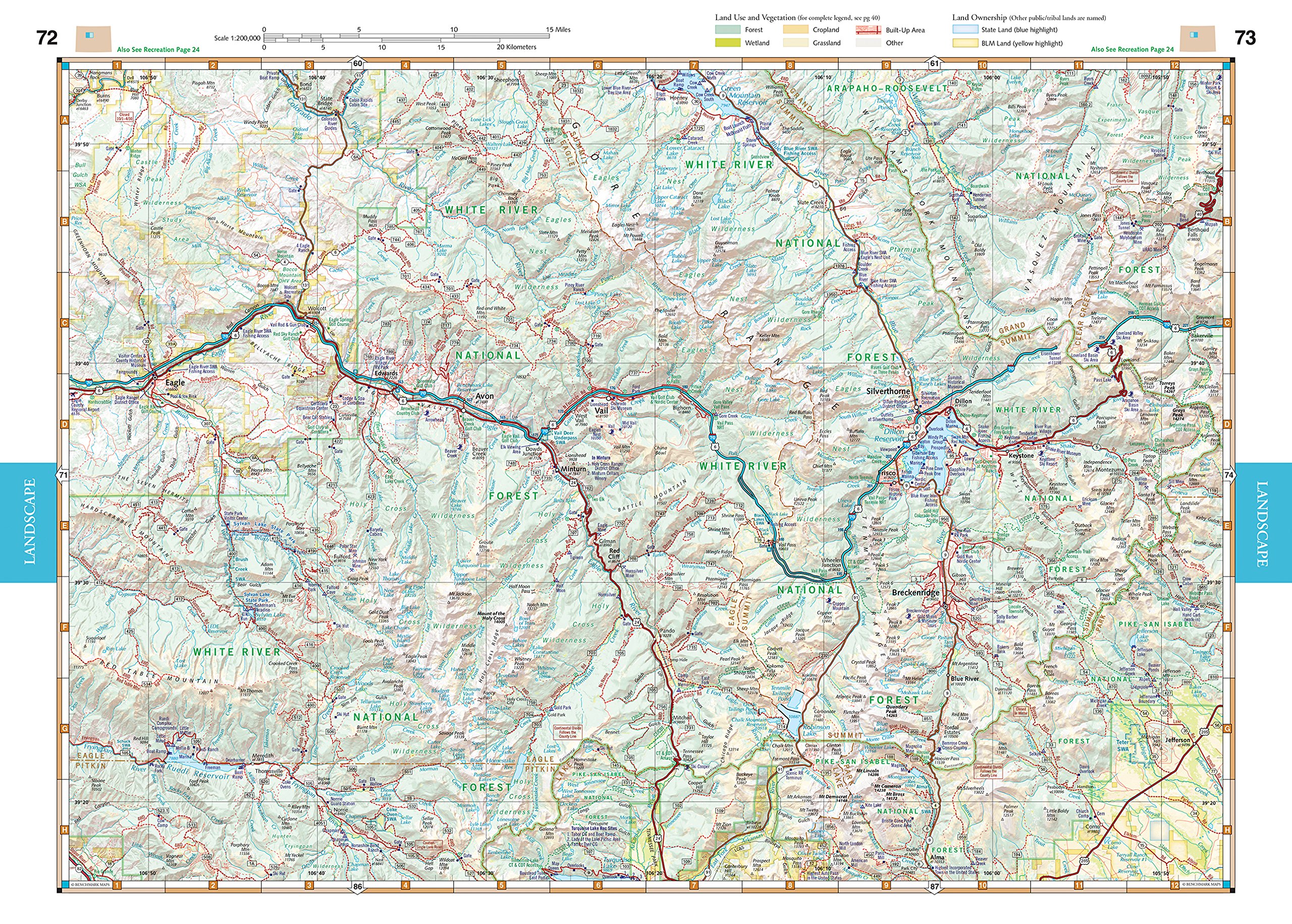 Colorado Rockies Map